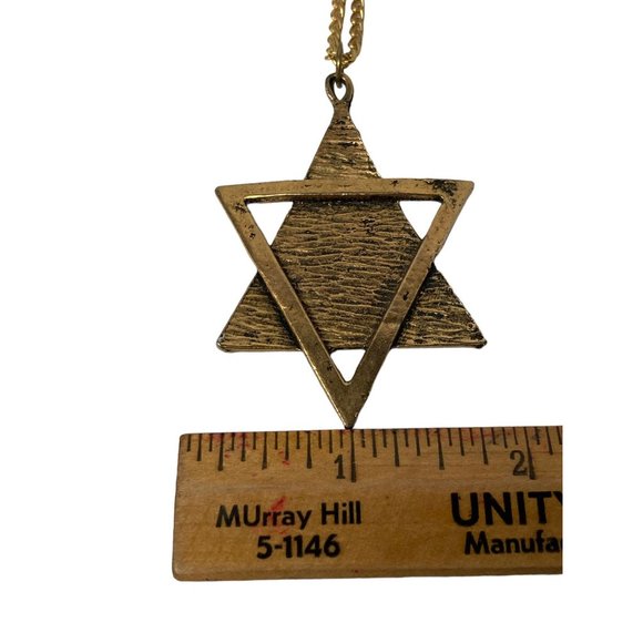 Jewelry | Vintage Antiqued Gold Tone Jewish Star Of David | Poshmark
